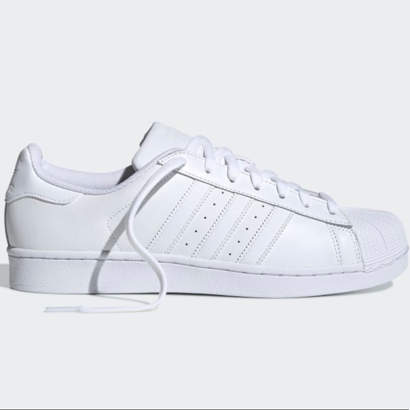 adidas | Shoes | Adidas All White Superstars | Poshmark